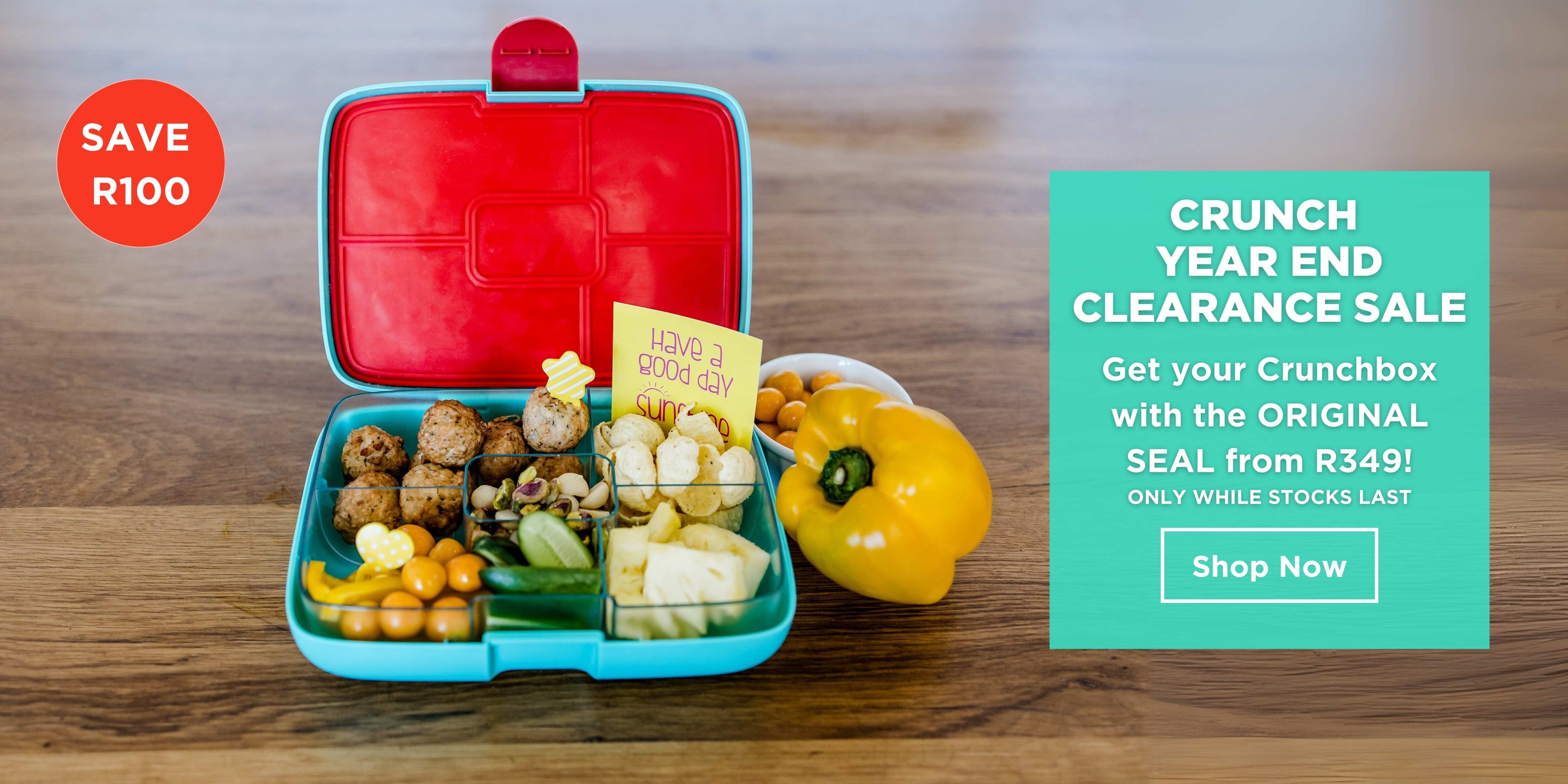 Crunchbox - Buy 100% locally made unique spill proof lunchboxes online